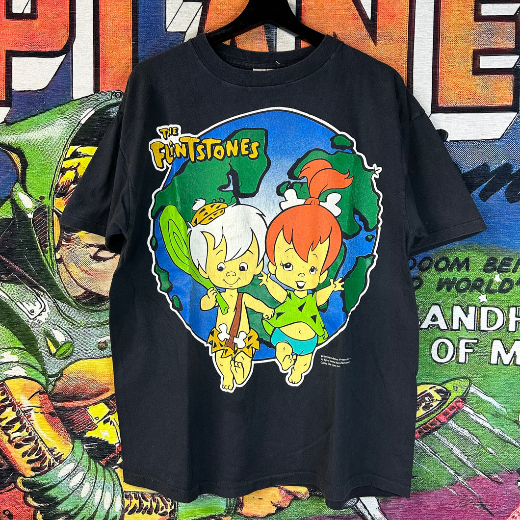 Vintage 90s 1994 The Flinstones Bam Bam & Pebbles Tee Size Large ...