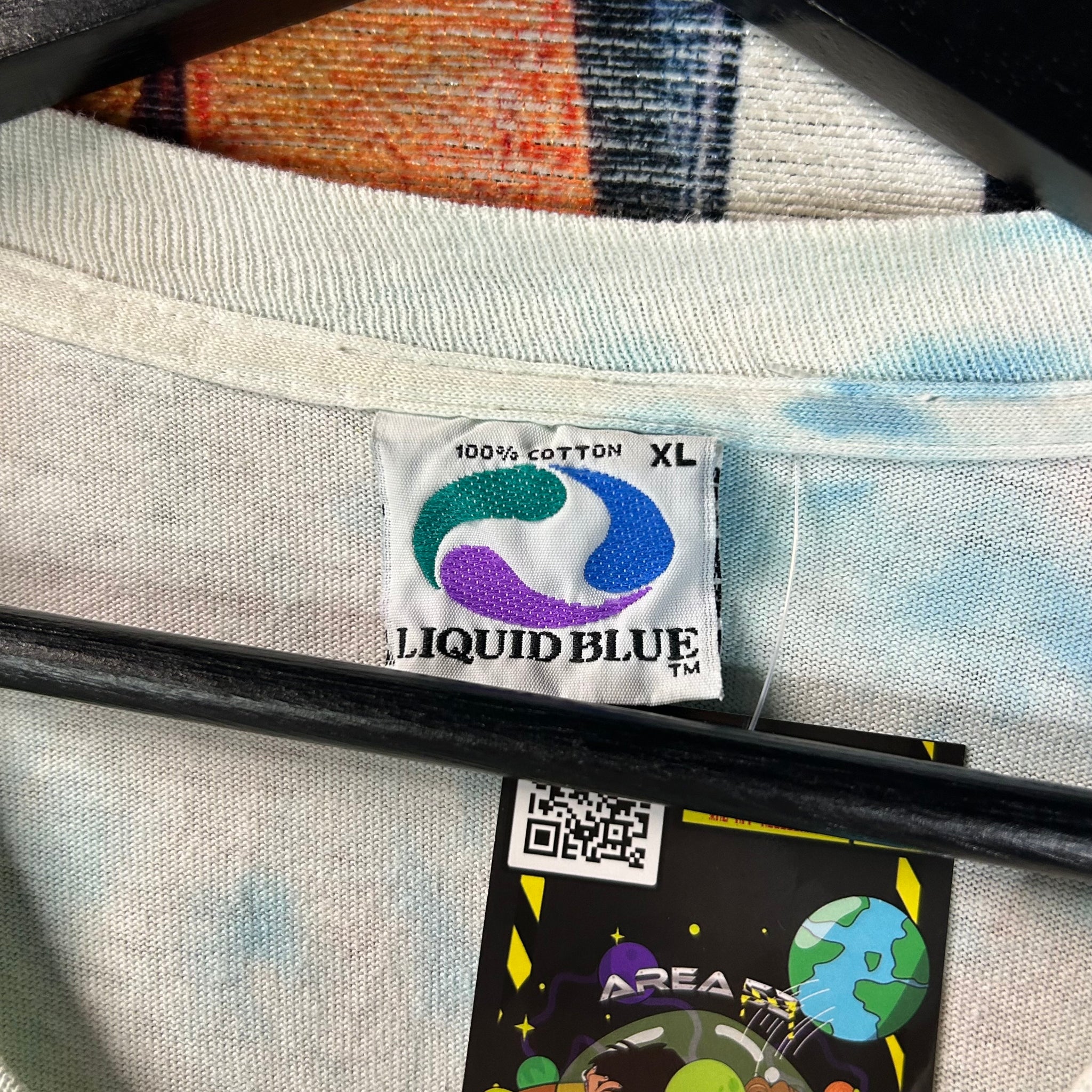 Vintage 90s The Cure Wish Concert Tour 1992 Liquid Blue AOP Tee Size X ...